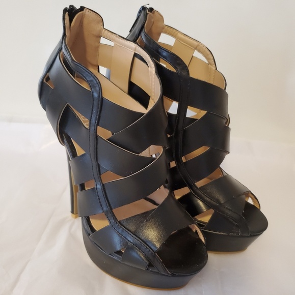 Wild Diva | Shoes | Wild Diva Lounge Strappy Cage Platform Sandals ...